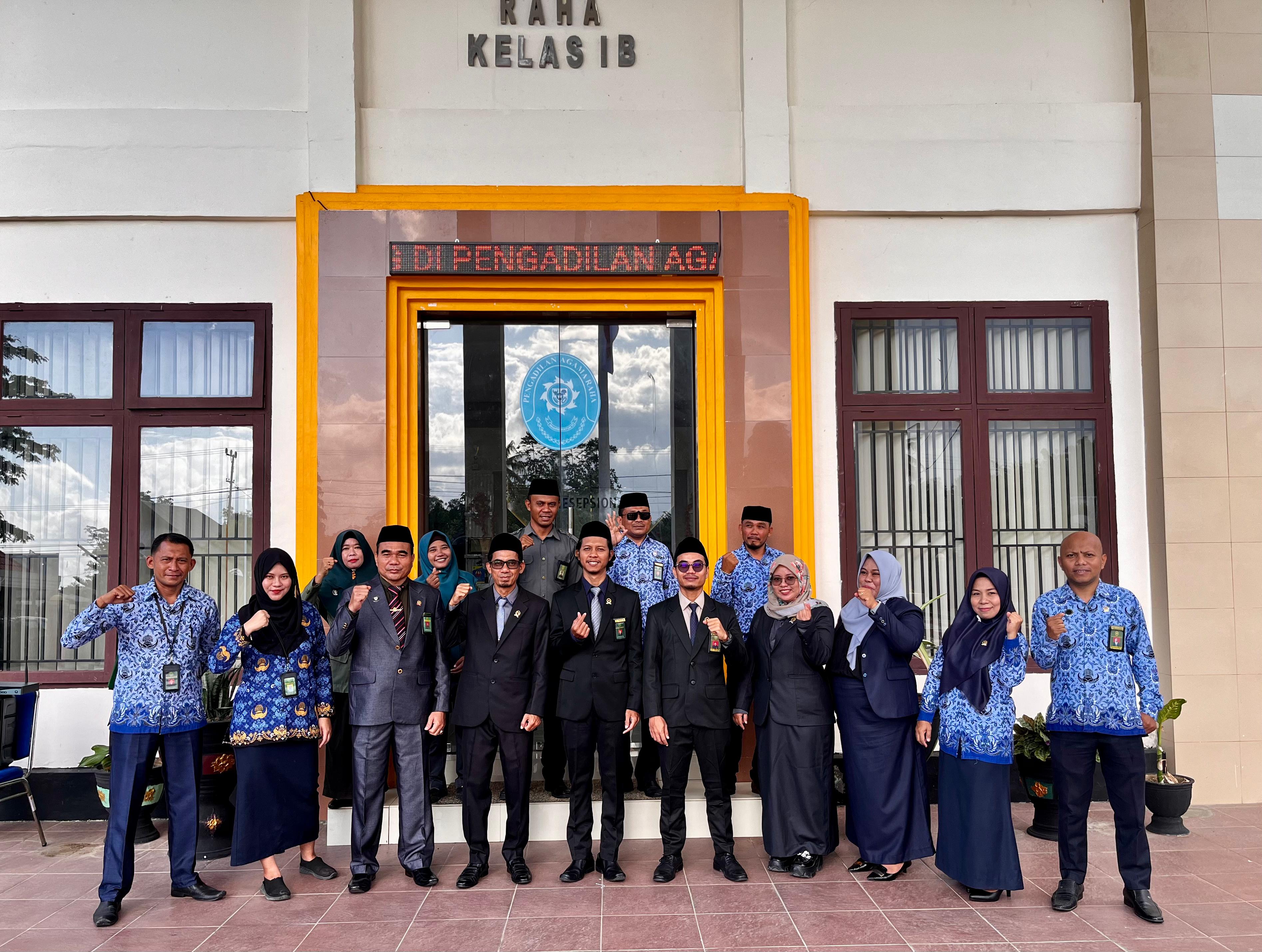 PENGADILAN AGAMA RAHA KELAS 1B - Pengadilan Agama Raha Gelar Upacara ...